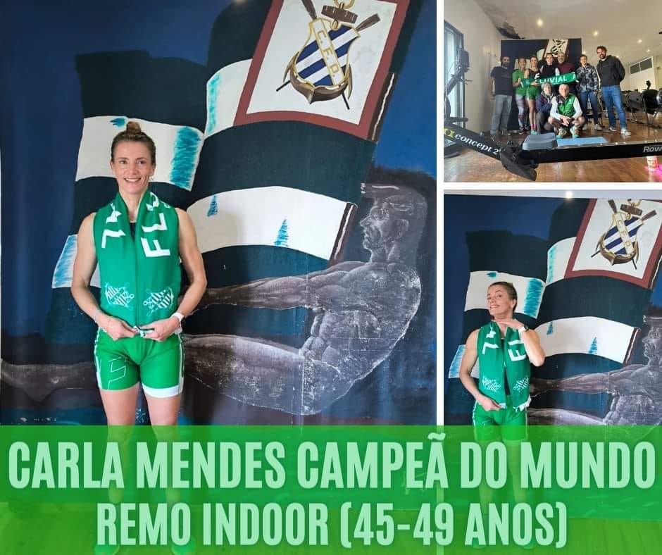 CARLA MENDES É CAMPEÃ DO MUNDO DE REMO INDOOR | O Gaiense